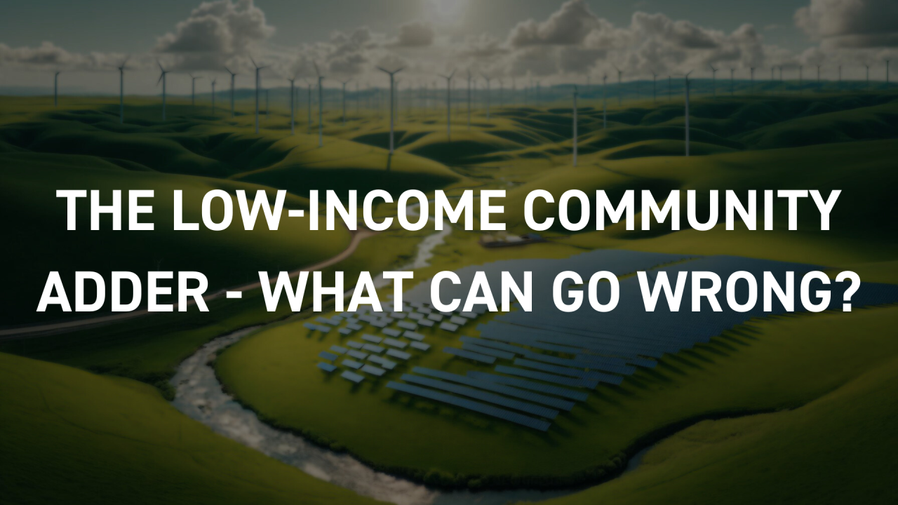 The Low-Income Community Adder