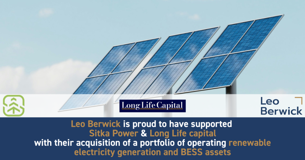 Leo Berwick supports Sitka Power & Long Life capital with their ...