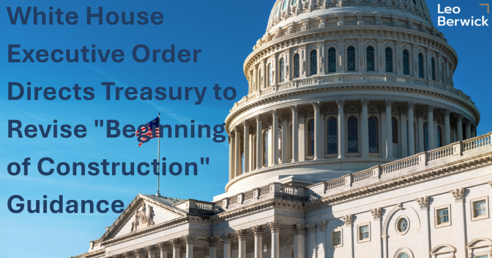White House Executive Order Directs Treasury to Revise "Beginning of ...